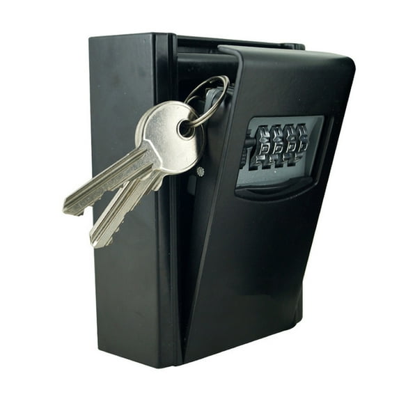 Password Key Safe Box , Outdoor Key Lock Box 4 Digit Combination Key ...