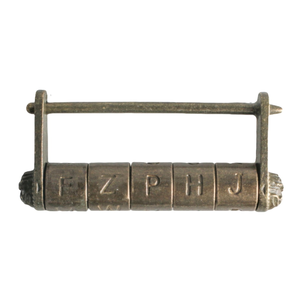 Password Lock Chinese Character Combination Padlock for Jewelry Box ...