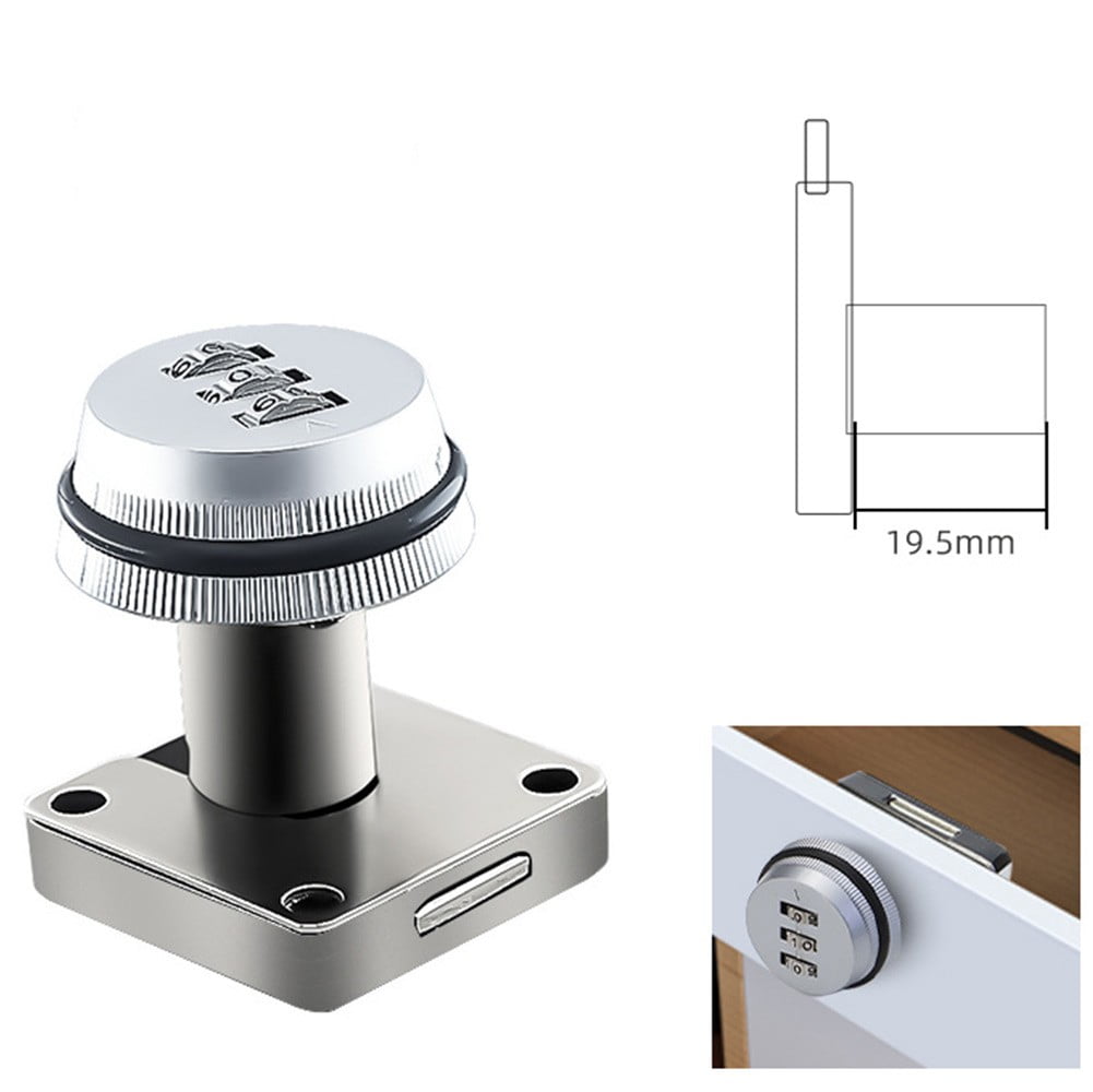 Password Locking Hasp and Staple with Code Padlock Garage Lock Cupboard ...