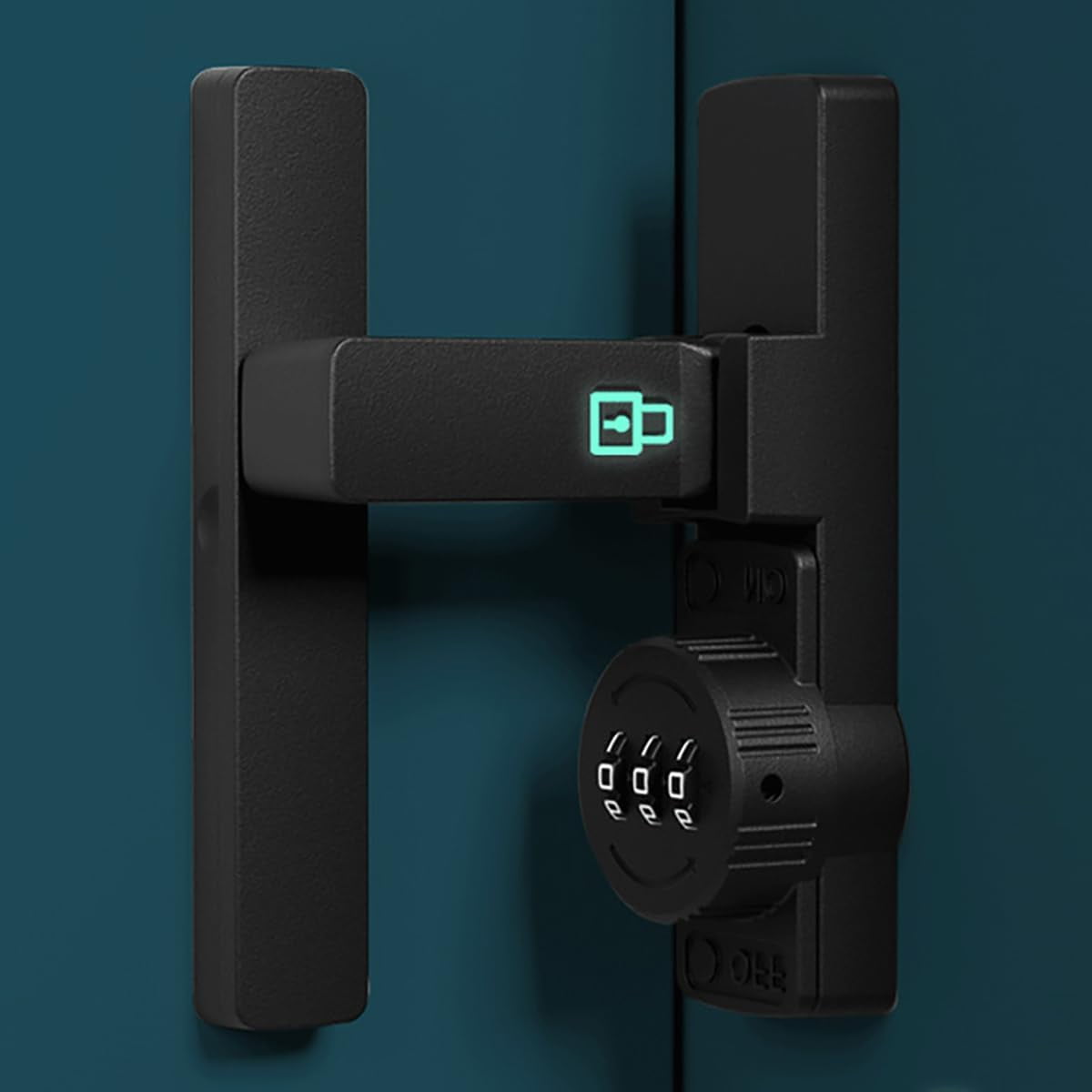 Password Sliding Door Lock, 90 Degree Flip Combination Cabinet Locks ...