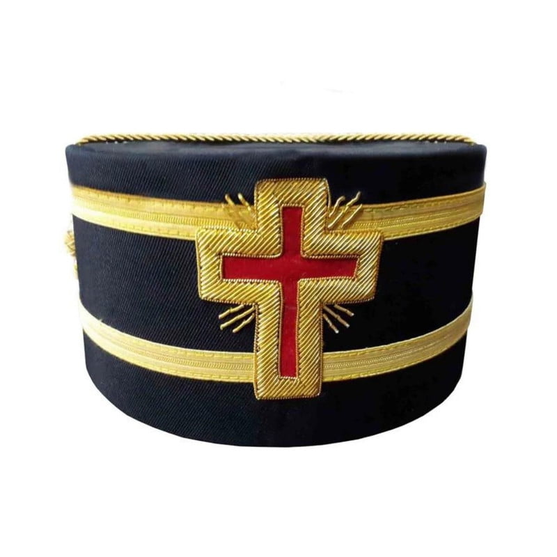 Past Commander Knights Templar Commandery Masonic Crown Cap - Black ...