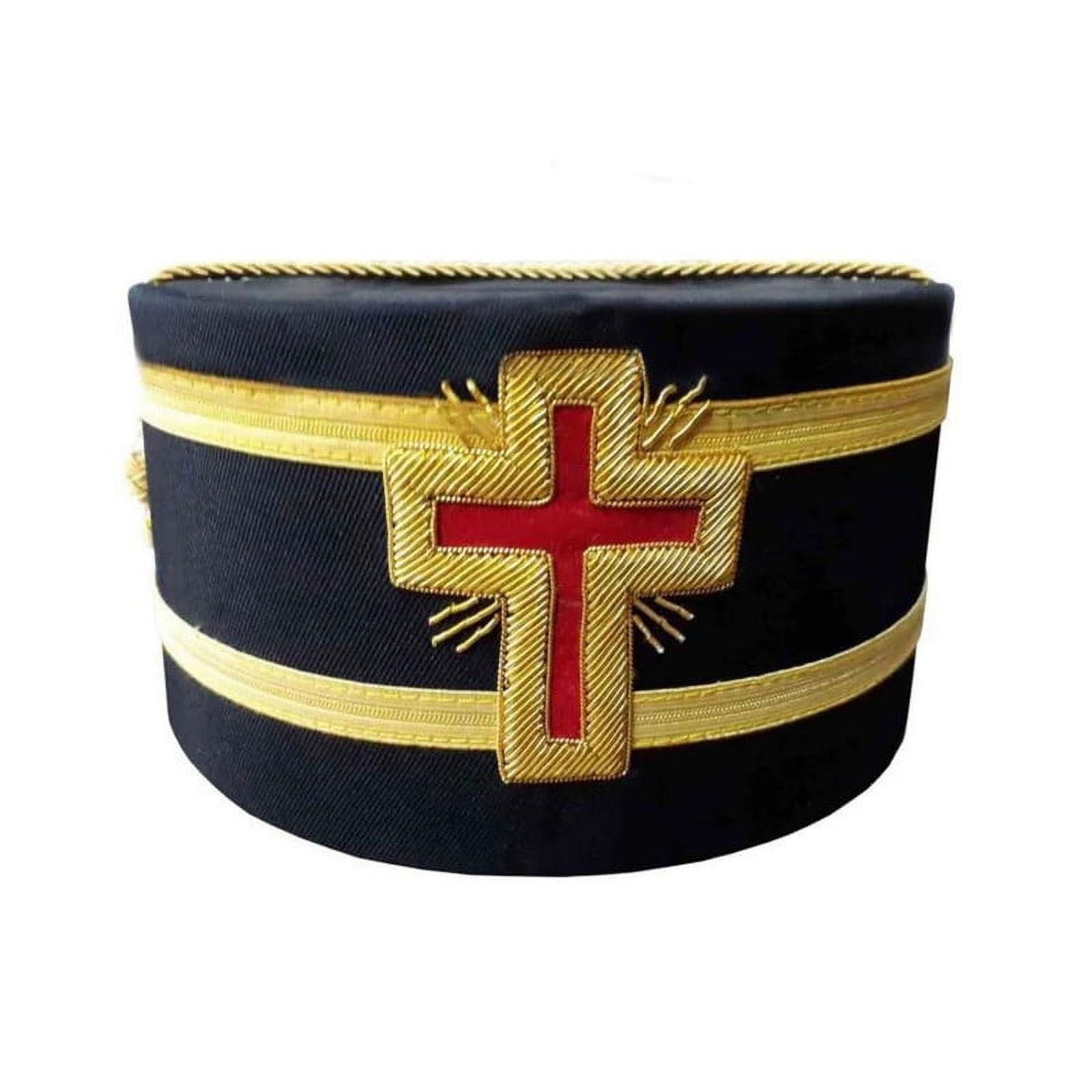 Past Commander Knights Templar Commandery Masonic Crown Cap - Black ...