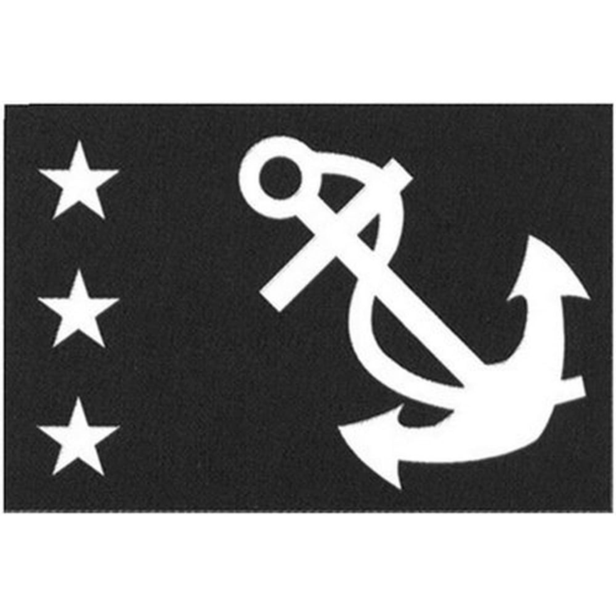 TaylorMade 93082 Nylon Past Commodore Officer Flag - 12" x 18" , Blue ...