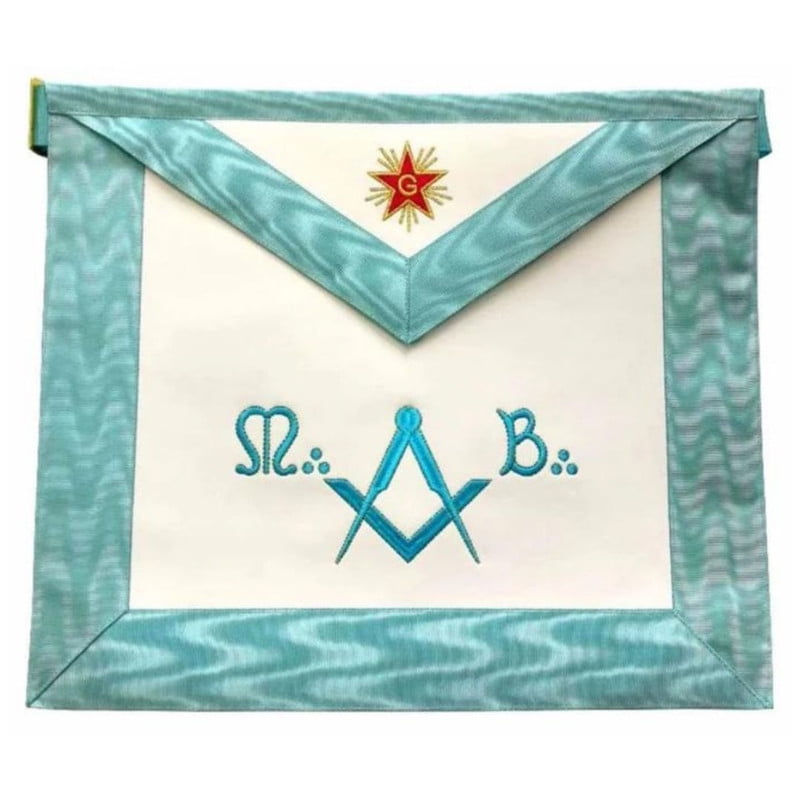 Past District Deputy Grand Master Blue Lodge Apron – Hand Embroidered ...