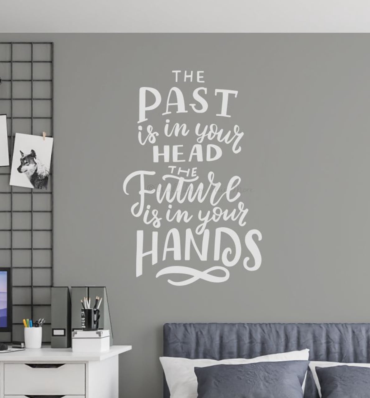 Past in Your Head Future In Your Hands Quote Decals for Wall - Wall ...