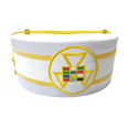 Past High Priest Royal Arch Masonic Chapter Crown Cap - White with Gold ...