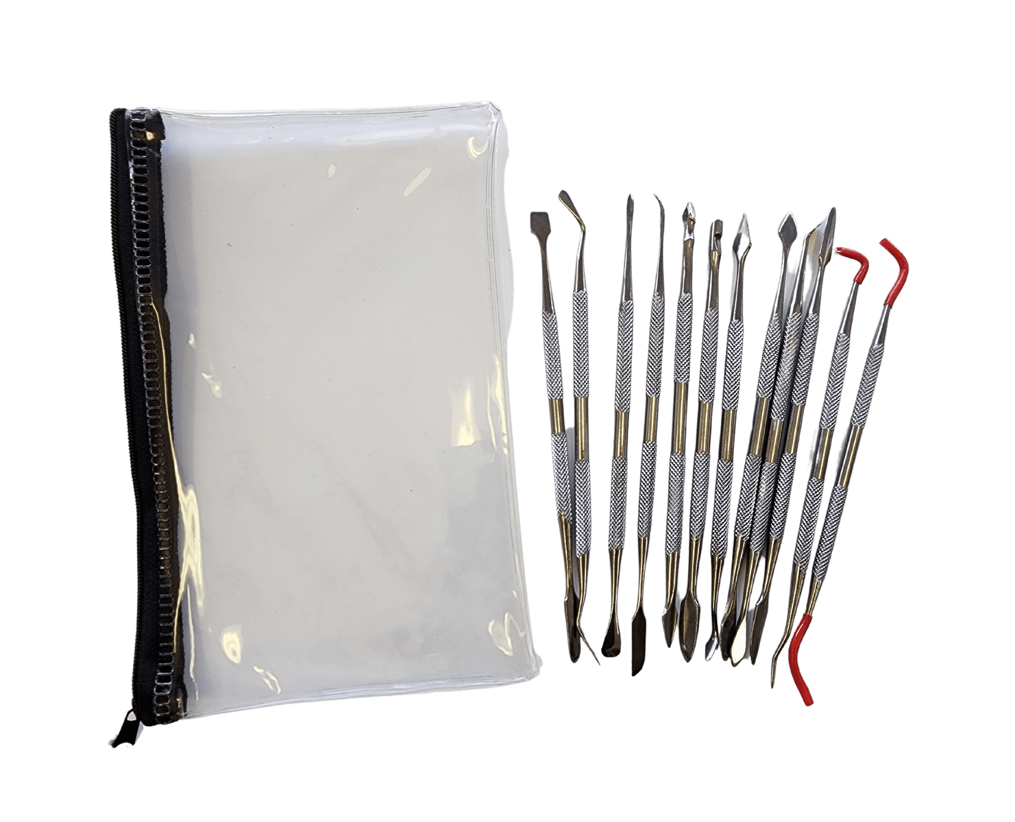 Past Horizons: 12-Piece Stainless Steel Tool Set w/Bag - Walmart.com