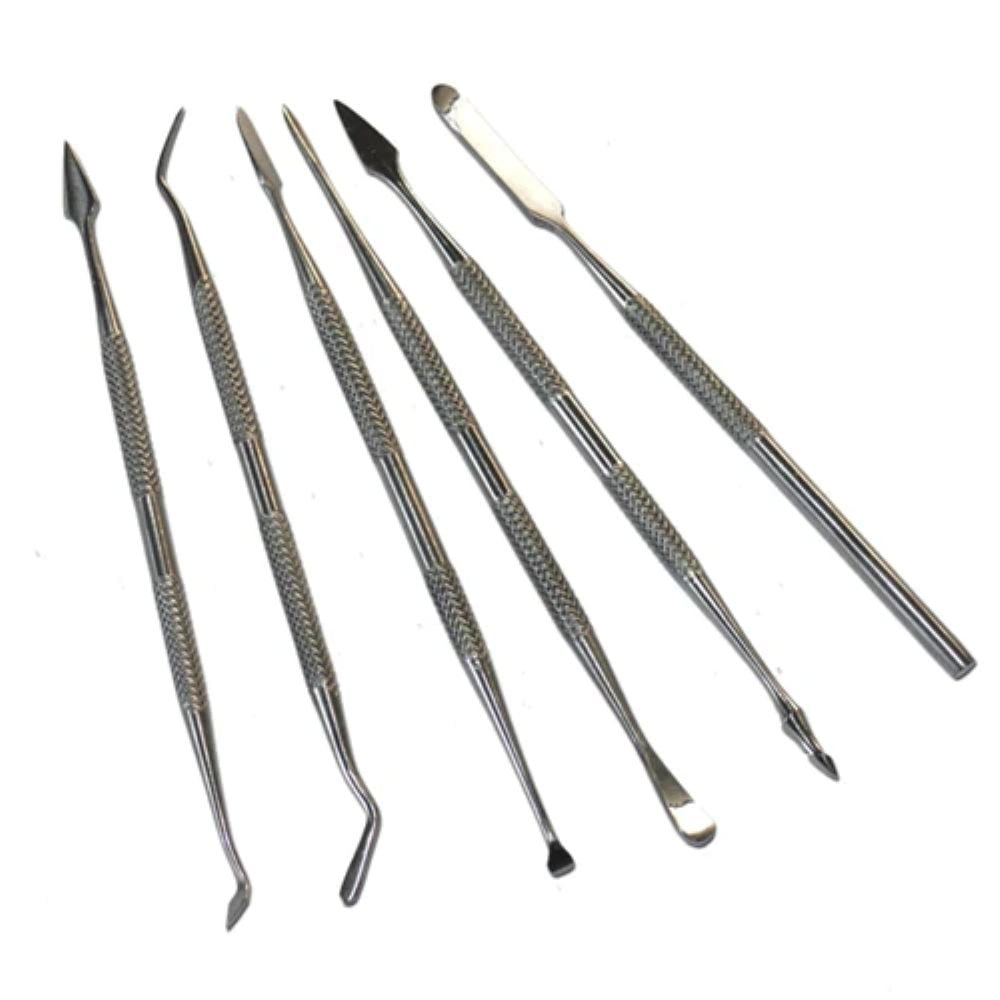 Past Horizons: 6-Piece Stainless Steel Tool Set w/Carrying Bag ...