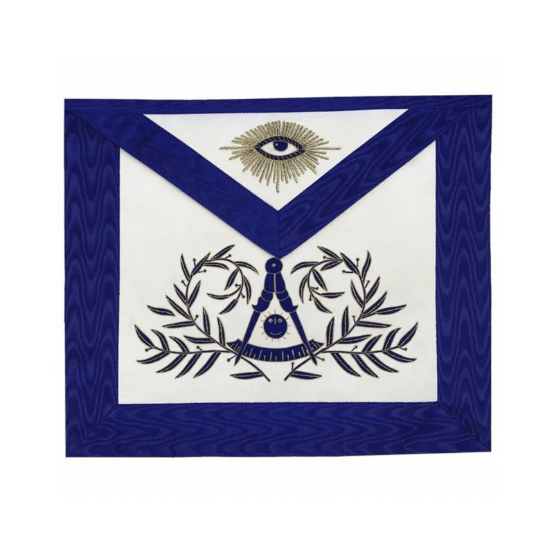 Past Master Blue Lodge Apron – Blue Velvet with Bullion Blue & Gold ...