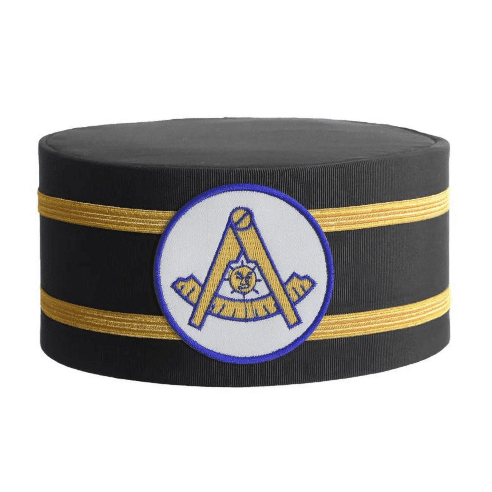Past Master Blue Lodge California Regulation Crown Cap - White Patch ...