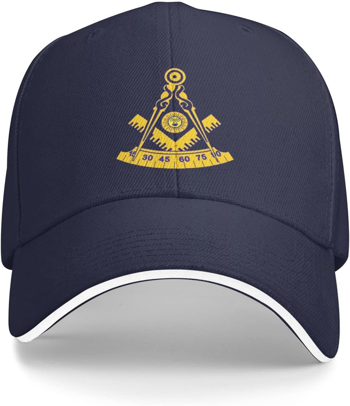Past Master Masonic Emblem Baseball Golf Cap Casquette Outdoor Trucker ...