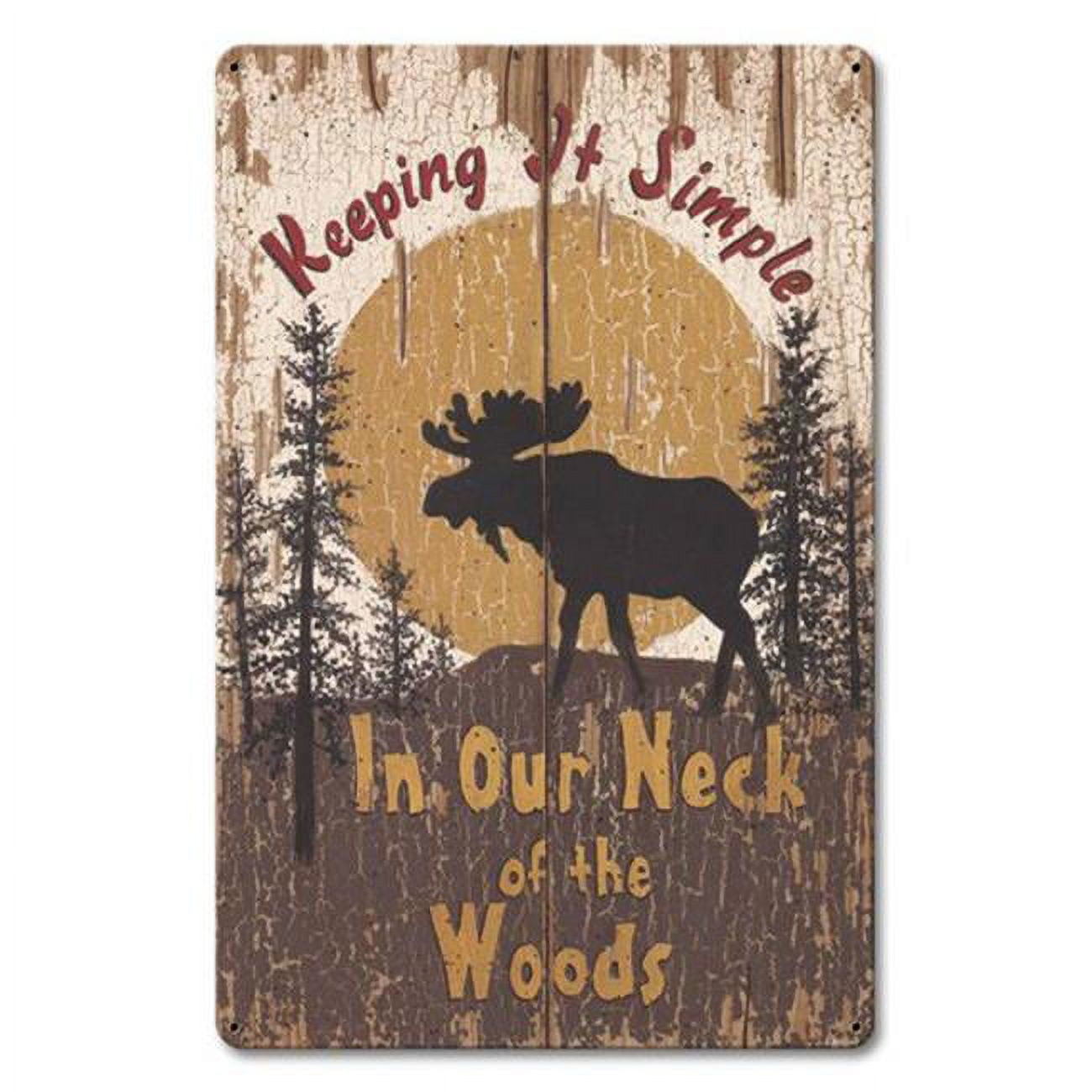 Past Time LANE167 12 x 18 in. Keeping It Simple Satin Sign - Walmart.com