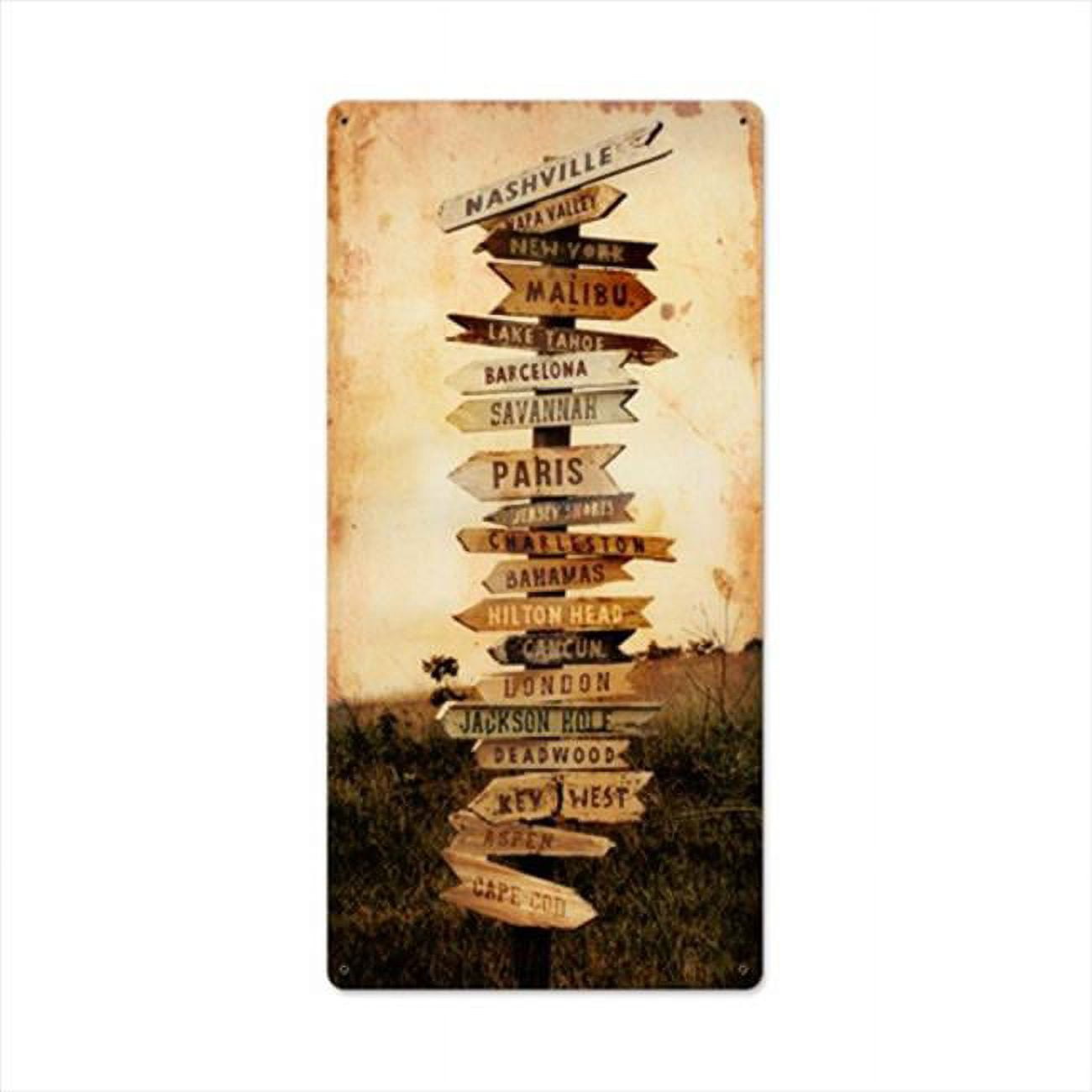 Past Time Signs AIF130 Bucket List Street Signs Metal Sign - Walmart.com