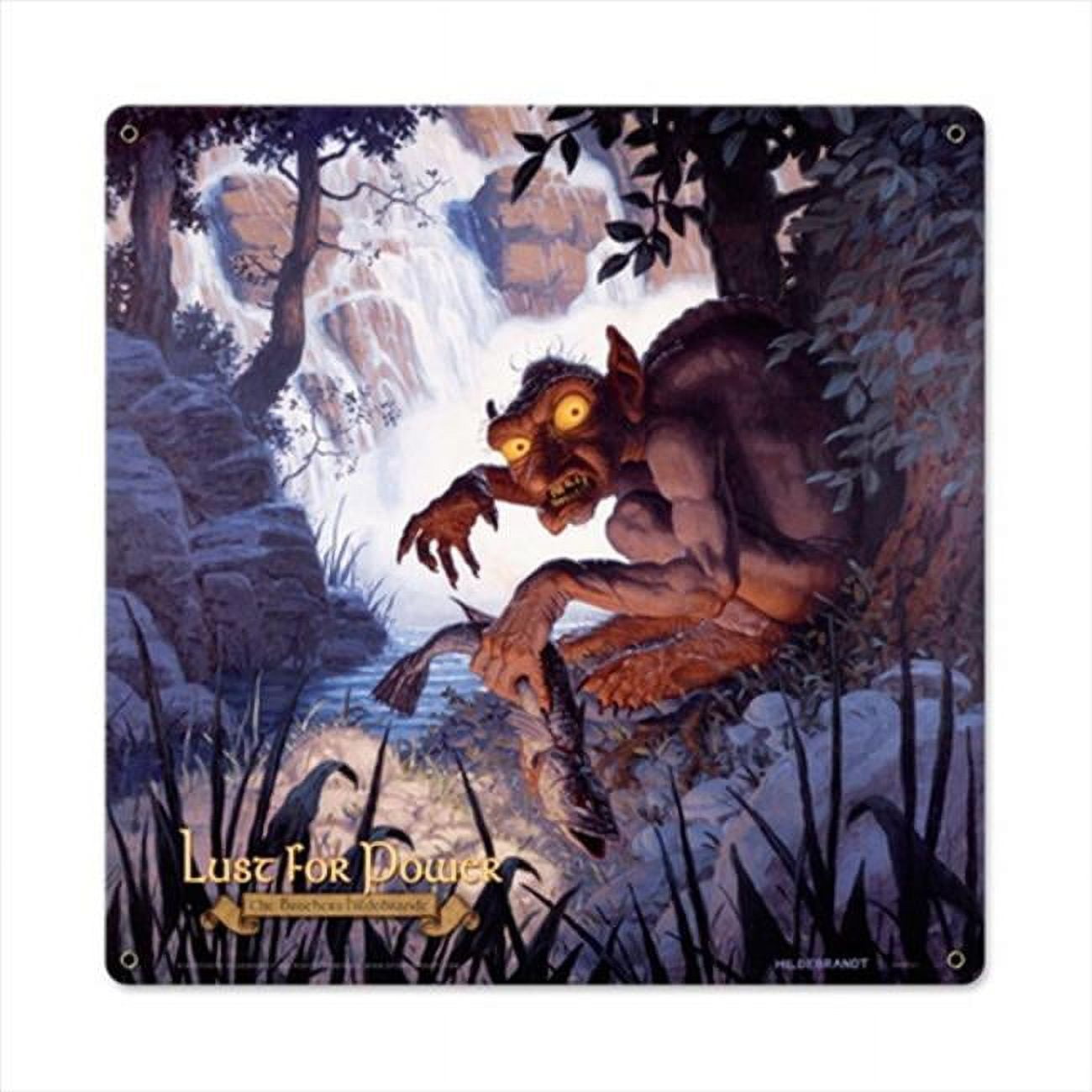 Past Time Signs BHB021 Lust For Power Fantasy Metal Sign - Walmart.com