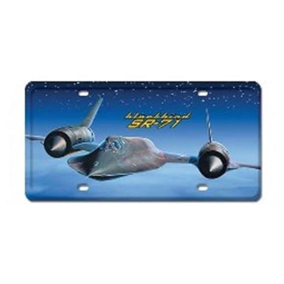 Past Time Signs Blackbird Sr-71 Aviation License Plate - Walmart.com
