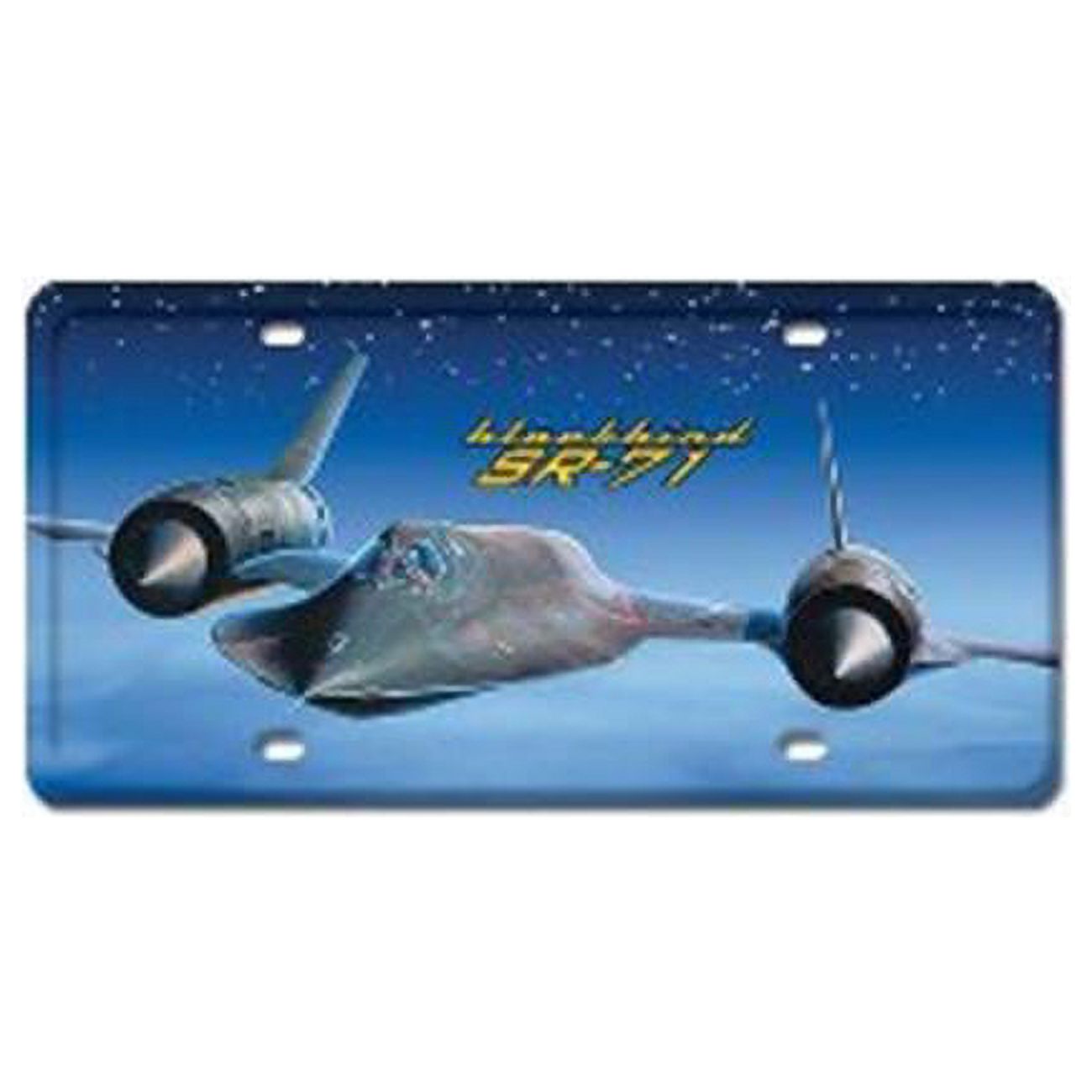 Past Time Signs Blackbird Sr-71 Aviation License Plate - Walmart.com