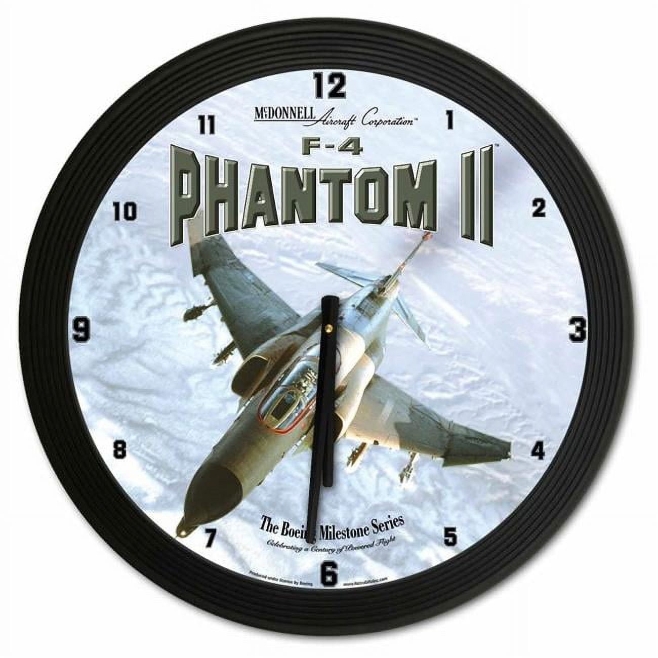 Past Time Signs C121 18 x 18 in. Milestone F-4 Clock - Walmart.com