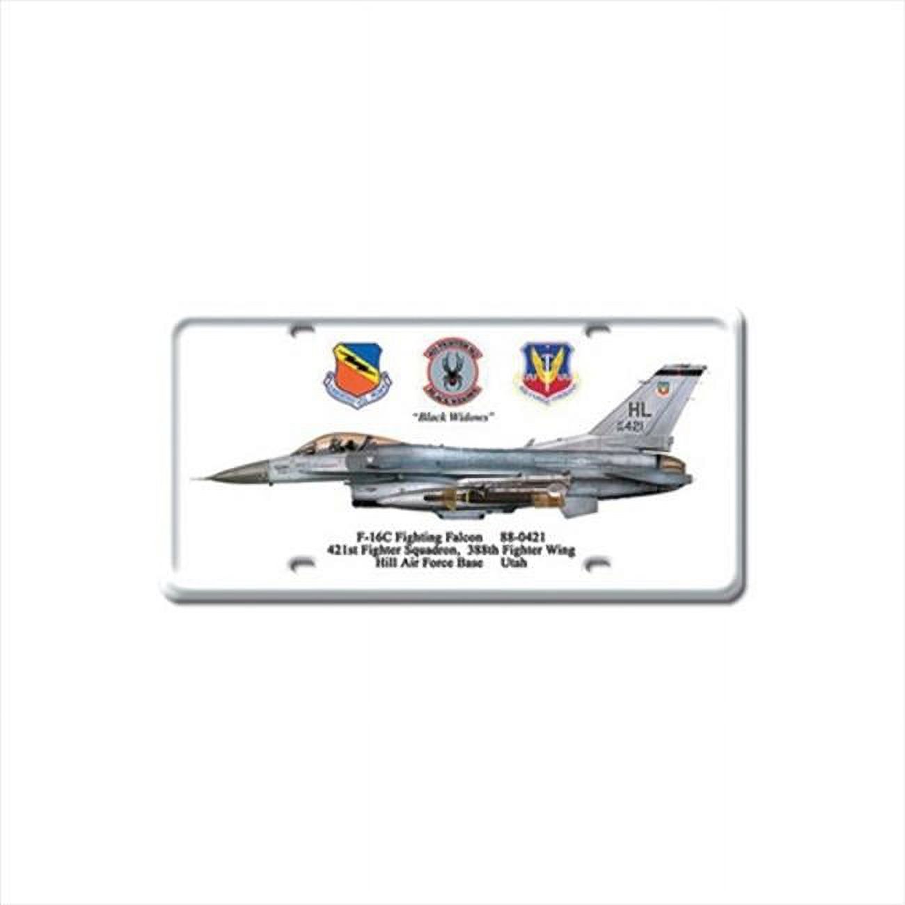 Past Time Signs DP024 F-16C Fighting Falcon Aviation License Plate ...