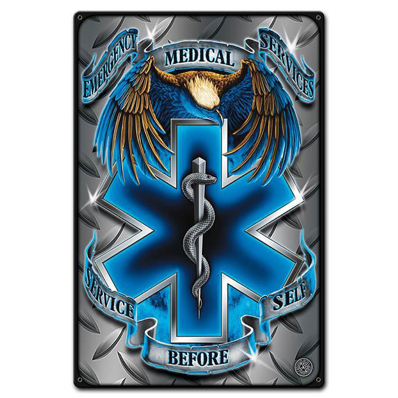 Past Time Signs ERA005 Emergency Medical Sign - 12 x 8 in. - Walmart.com