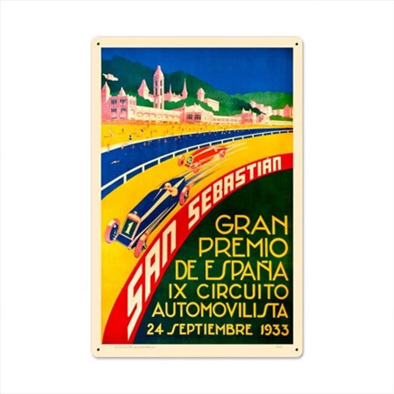 Past Time Signs JG078 San Sebastian Automotive Metal Sign - Walmart.com