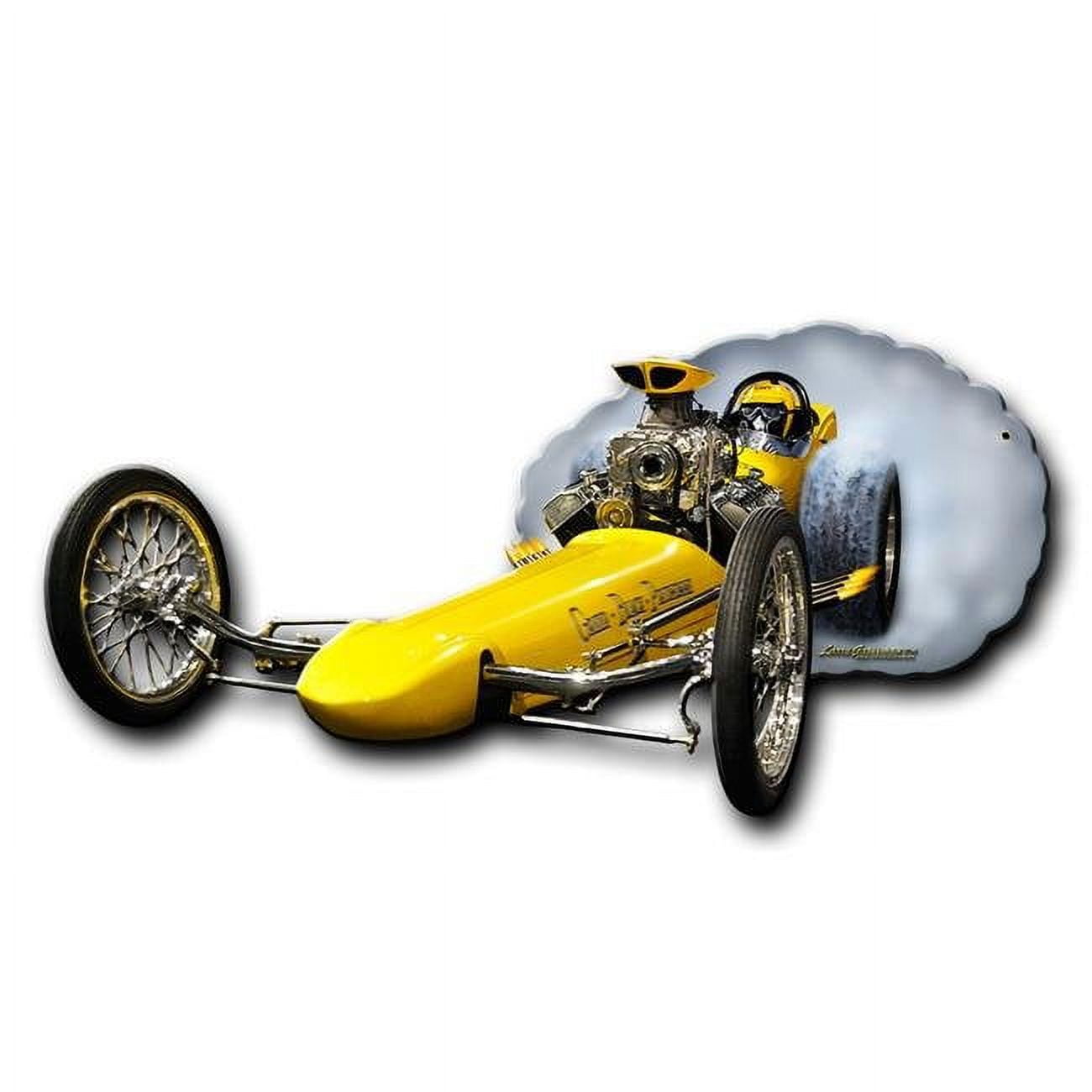 Past Time Signs LG660 1962 Dragster Plasma Sign - 27 x 15 in. - Walmart.com