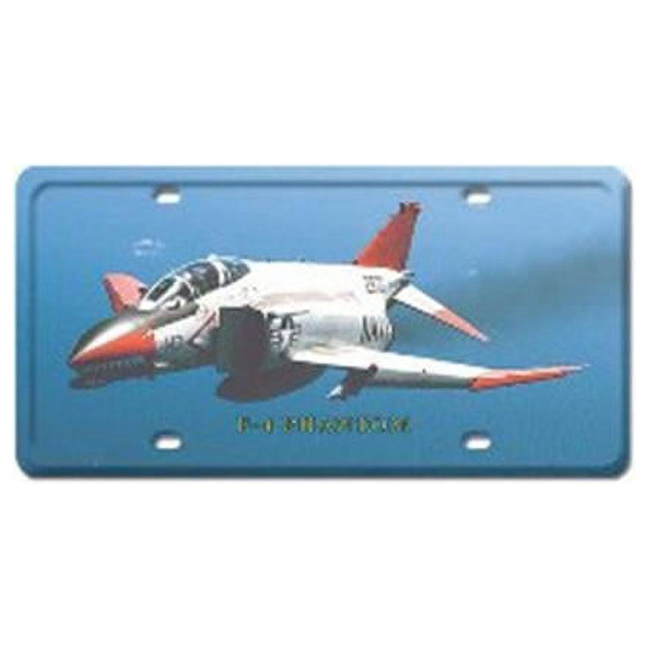 Past Time Signs LP029 F-4 Phantom Aviation License Plate - Walmart.com