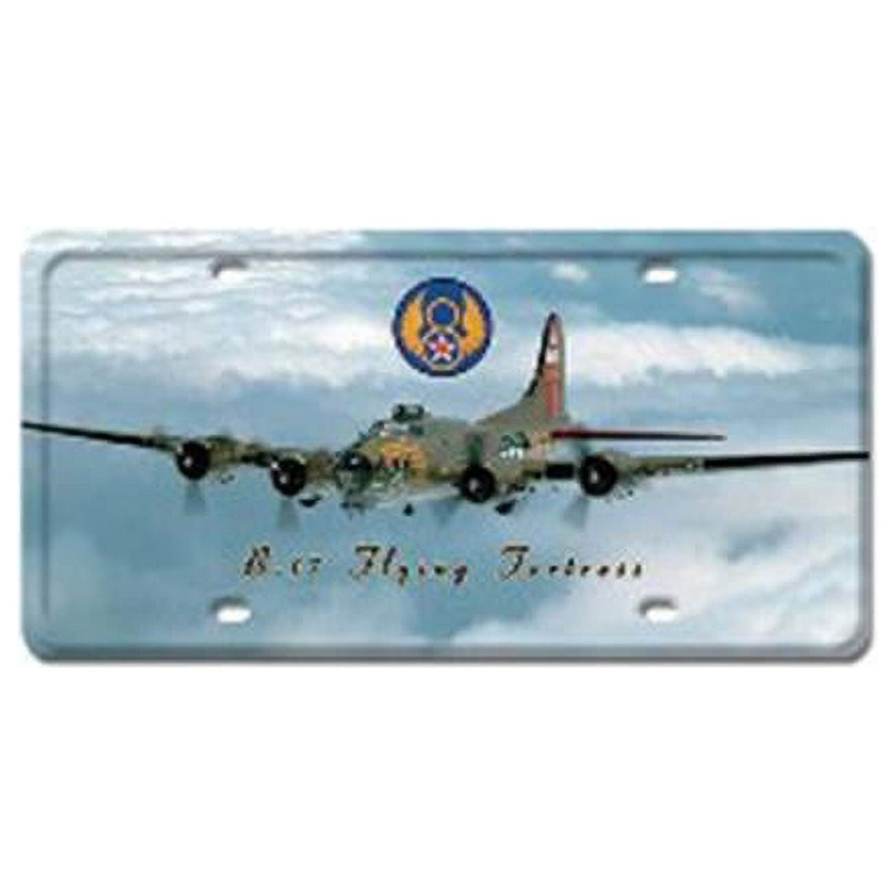 Past Time Signs LP042 B-17 Flying Fortress Aviation License Plate ...