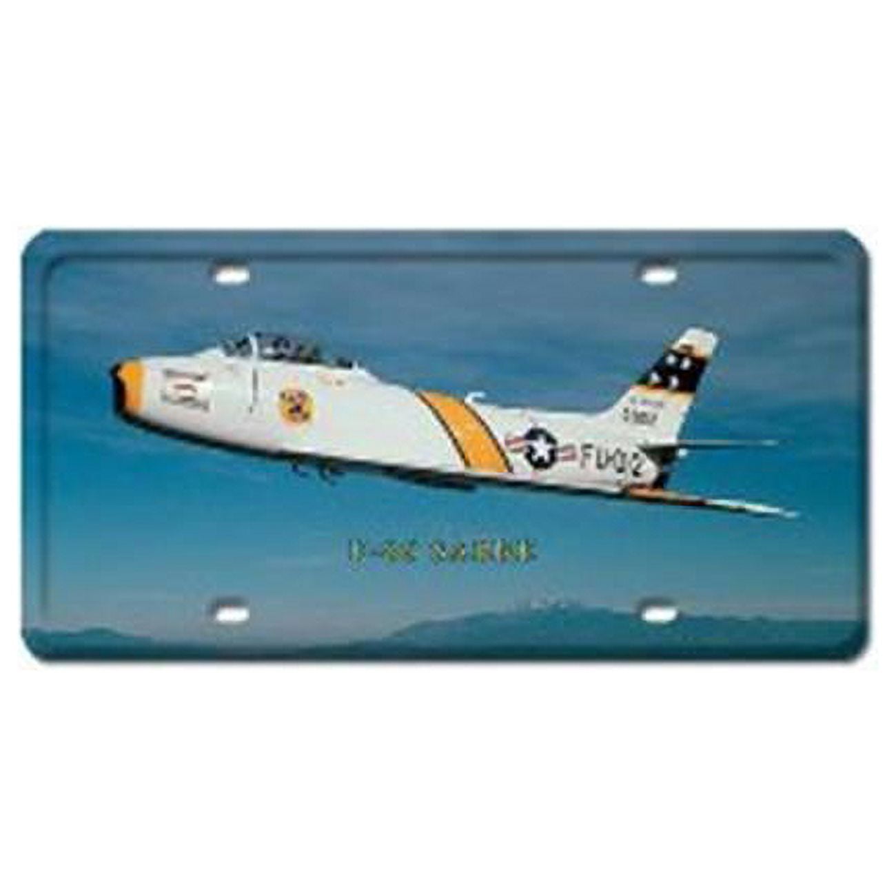 Past Time Signs LP051 F-86 Sabre Aviation License Plate - Walmart.com