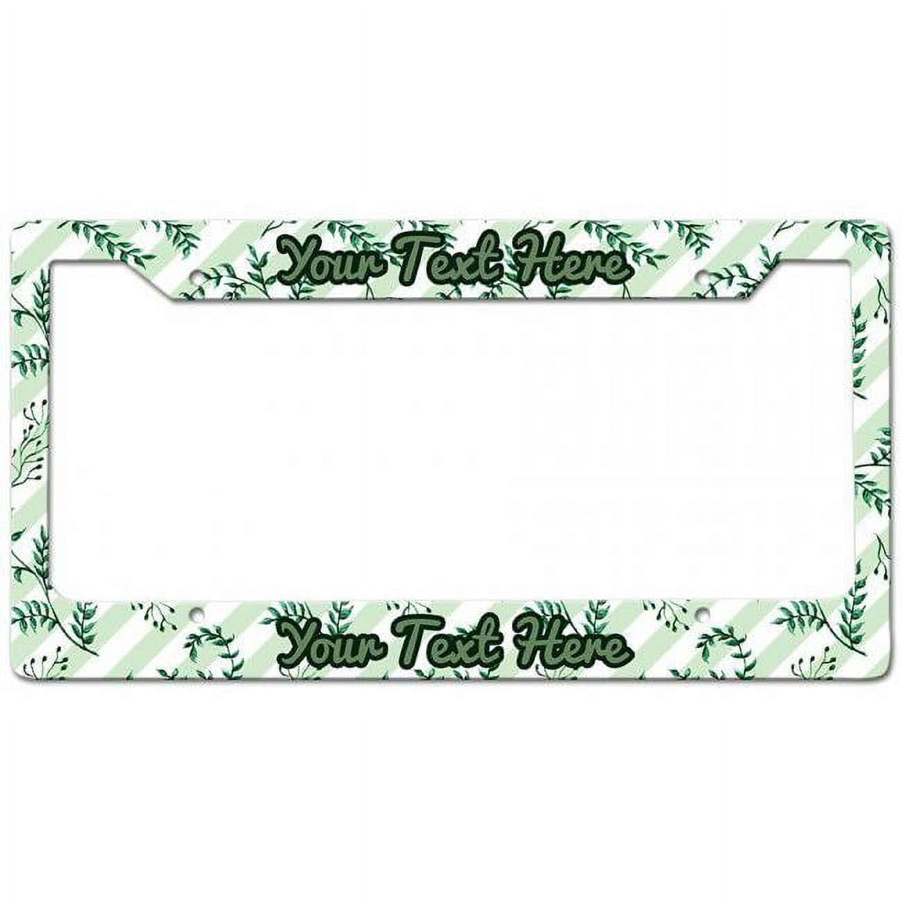 Past Time Signs LPF009 12 x 6 in. Plants Stripes License Plate Frame ...