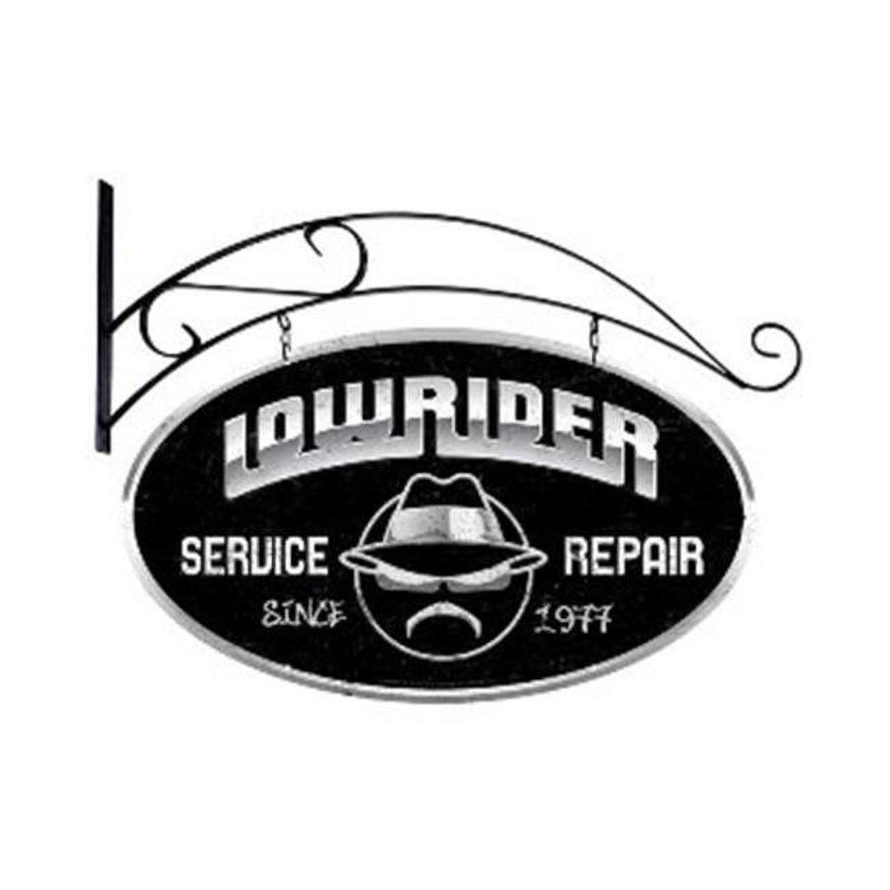 Past Time Signs Lowrider Service Automotive Double Sided Oval Metal ...