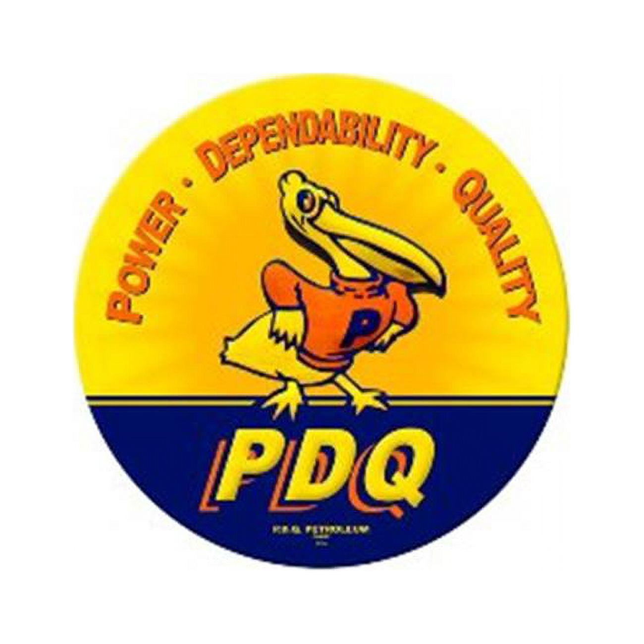 Past Time Signs MTY070 Pdq Duck Automotive Round Metal Sign - Walmart.com