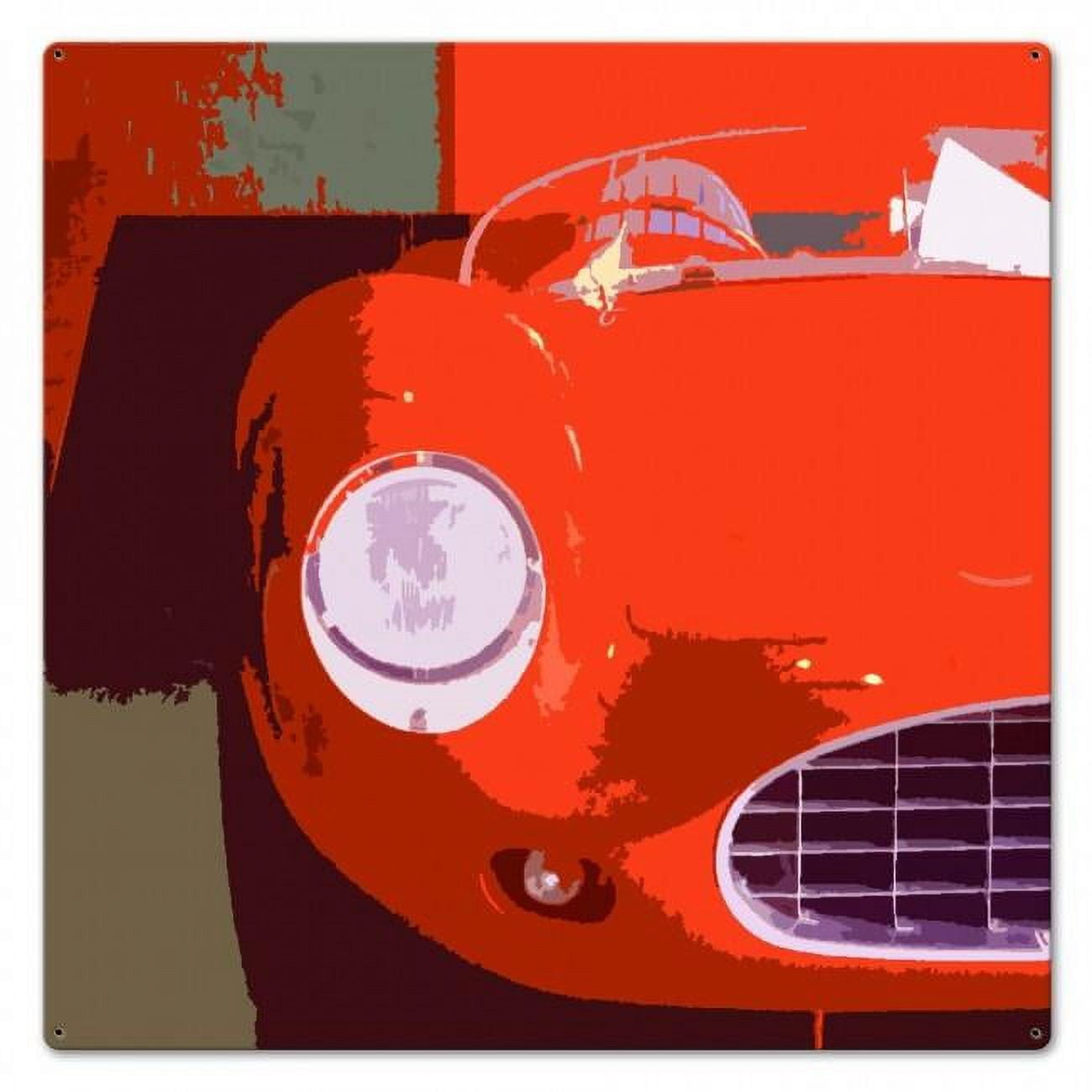 Past Time Signs NHB004 24 x 24 in. Noah Bay Ferrari Sign - Walmart.com