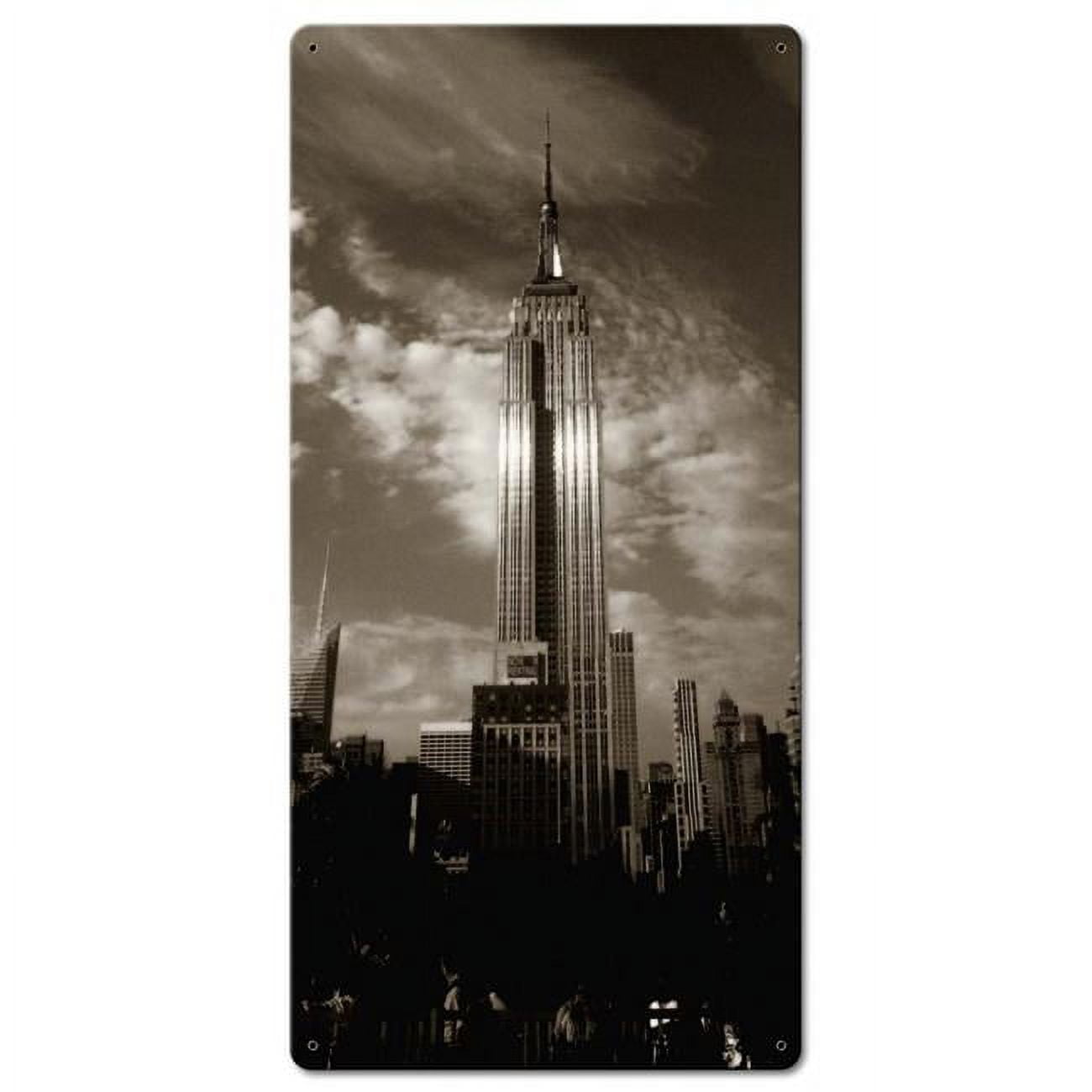 Past Time Signs NHB021 12 x 24 in. Noah Bay the Tower Satin Sign ...