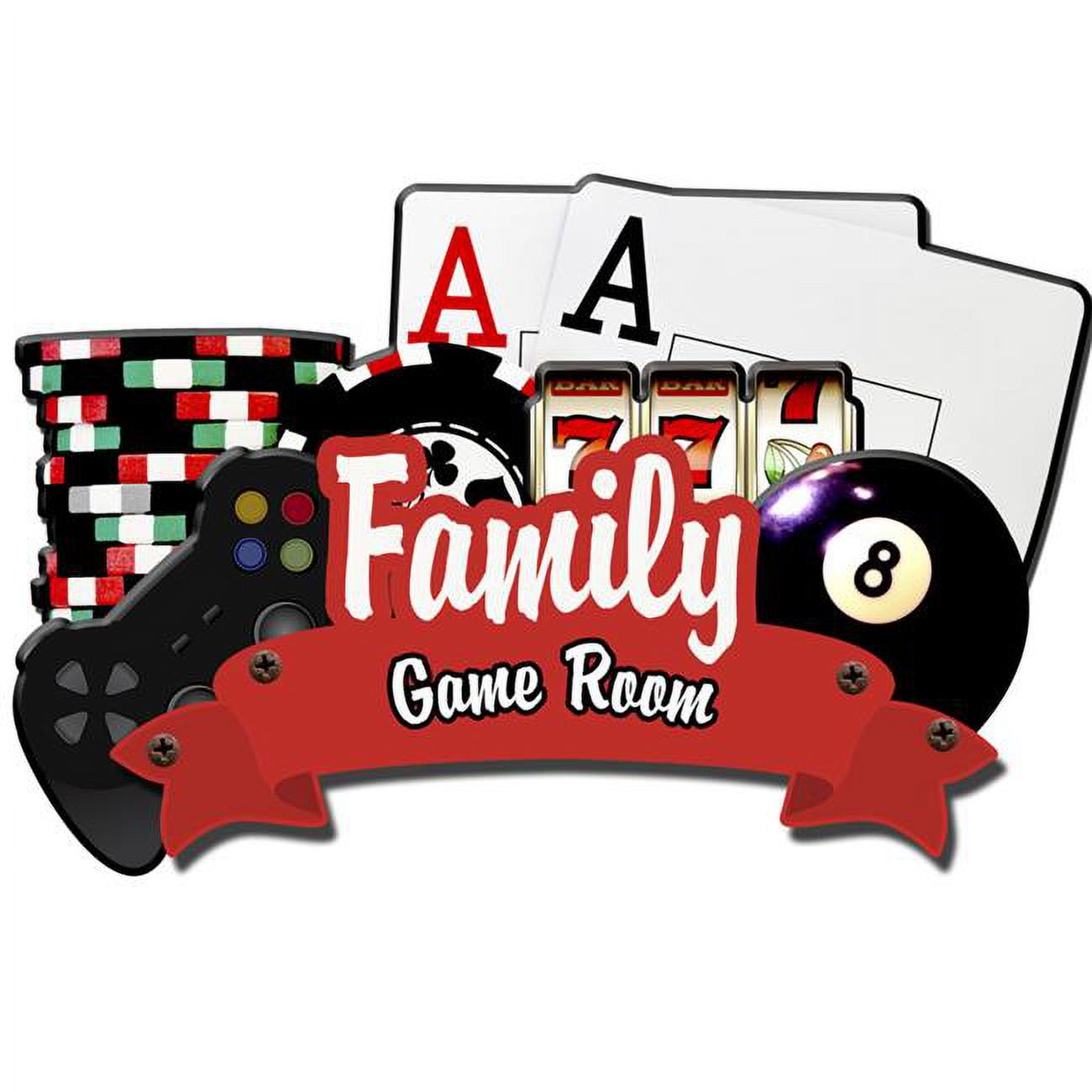 Past Time Signs PS425 24 x 18 in. 3-D Game Room Plasma Metal Sign ...