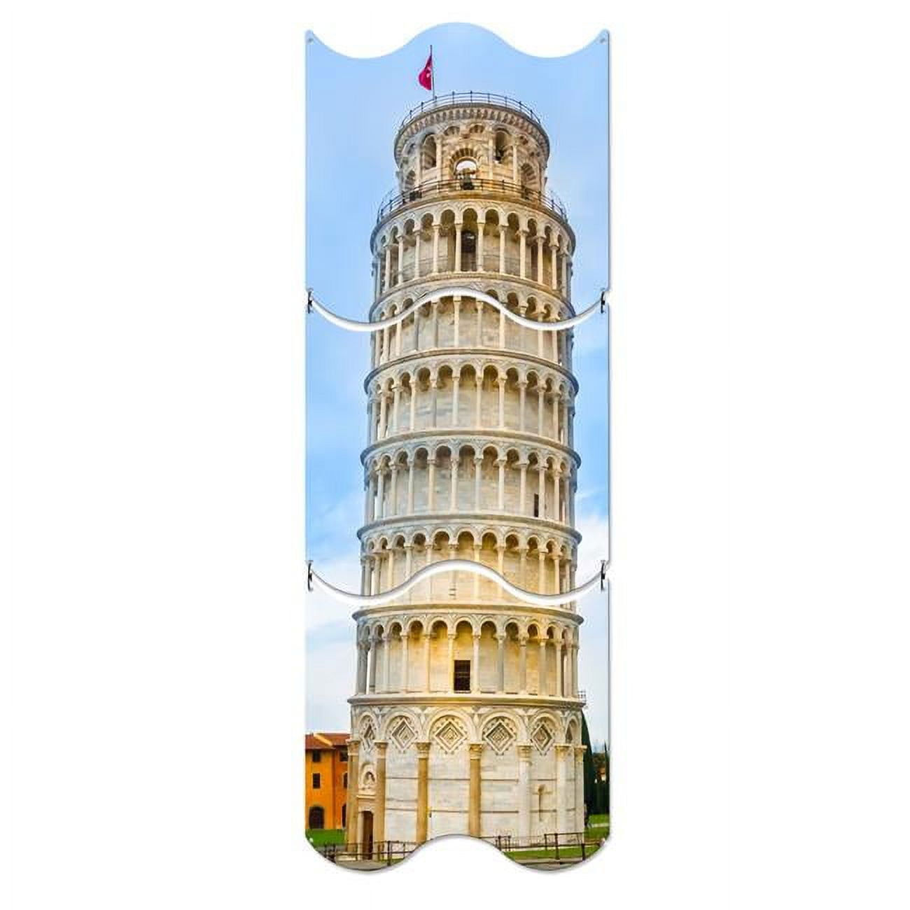 Past Time Signs PS519 12 x 36 in. Leaning Tower Of Pisa Triptych Metal ...