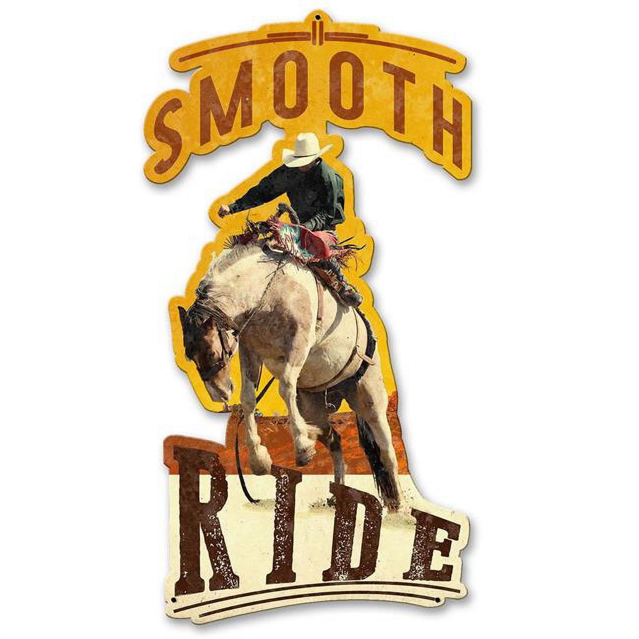 Past Time Signs PS717 21 x 11 in. Smooth Ride Plasma Metal Sign ...