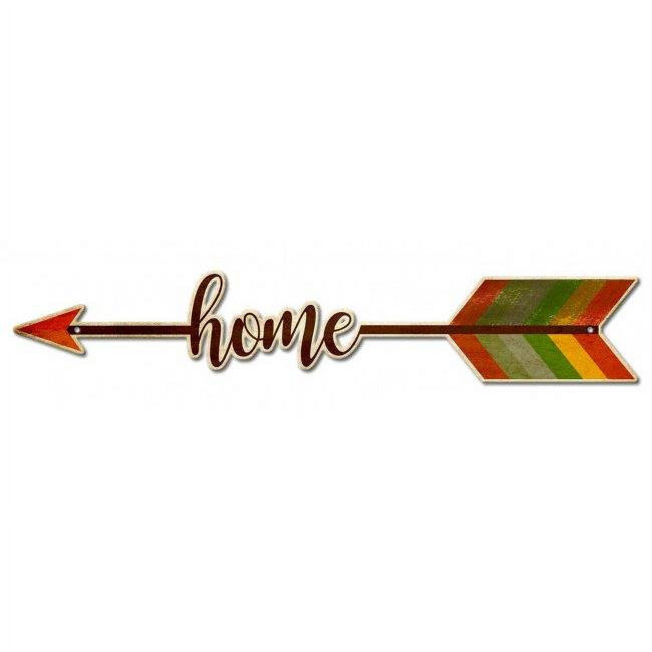Past Time Signs PS970 24 x 6 in. Home Arrow Sign - Walmart.com