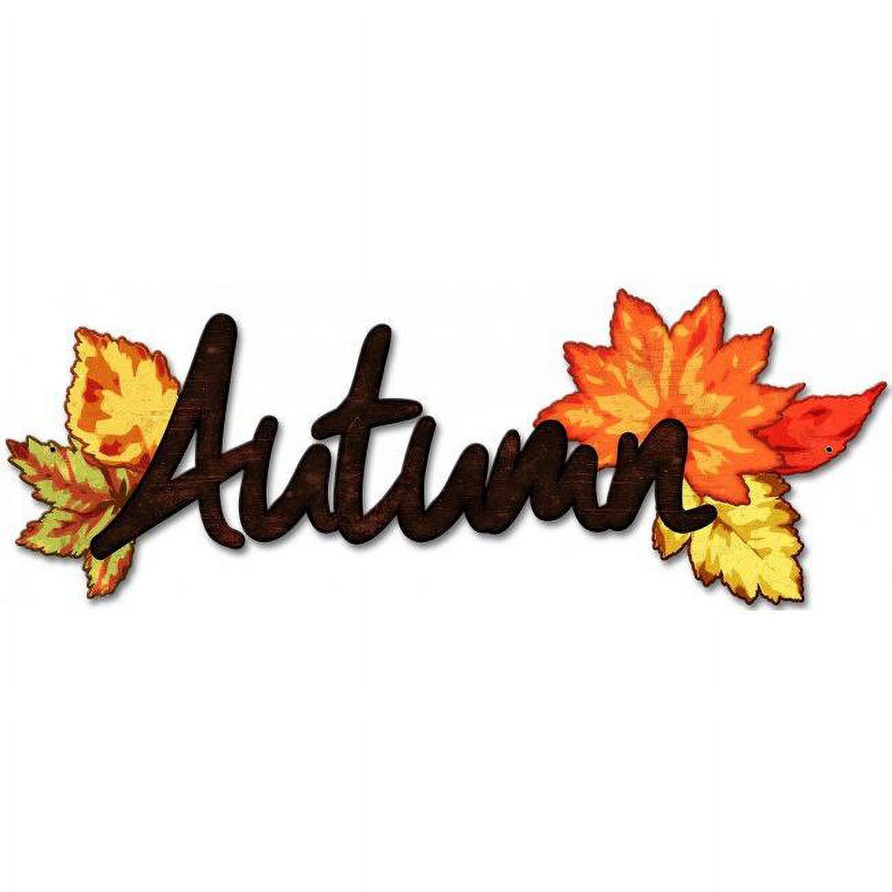 Past Time Signs PS982 26 x 10 in. Autumn Leaves Sign - Walmart.com