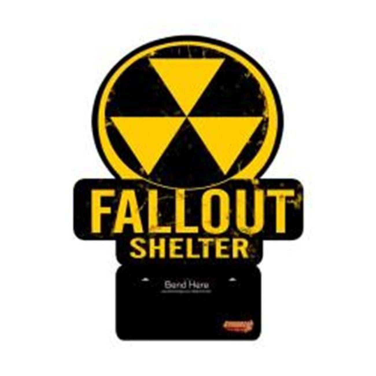 Past Time Signs PTST093 Plasma Topper Sign - Fallout Shelter Sign - 6 x ...