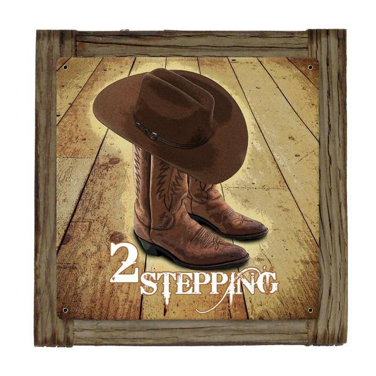 Past Time Signs PTSWD005 Two Stepping with Wood Frame - Walmart.com