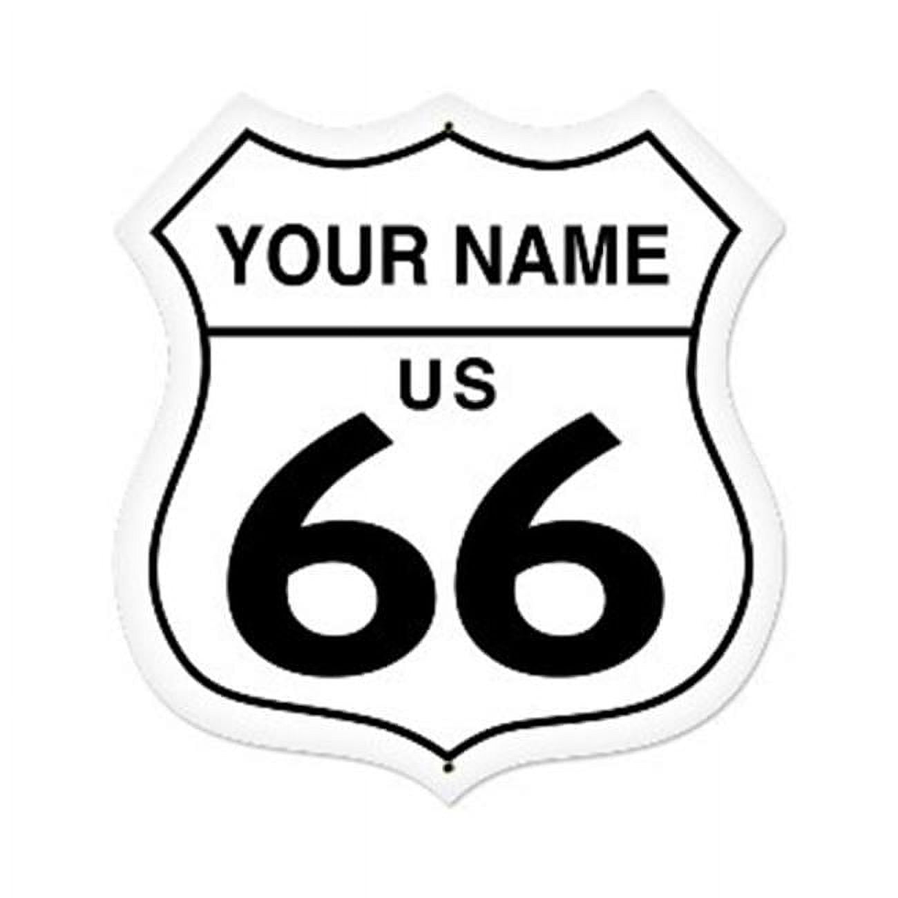 Past Time Signs PV031 Route 66 Street Signs Shield Metal Sign 7 Lbs ...