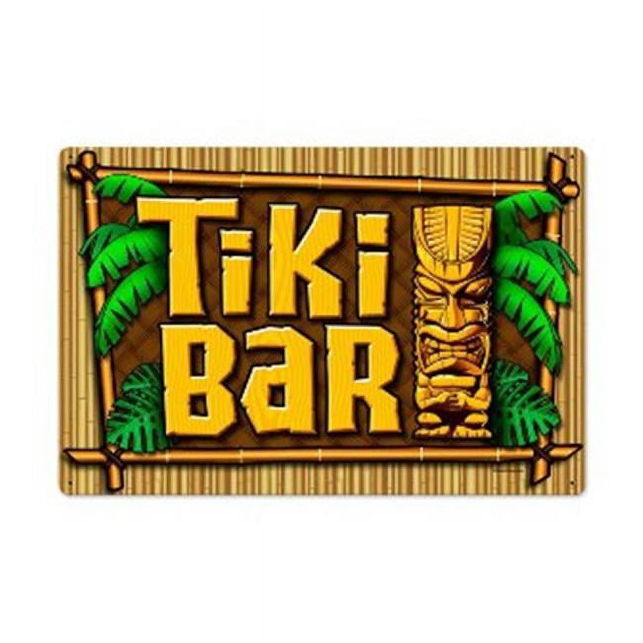 Past Time Signs RPC004 Tiki Bar Food And Drink Metal Sign - Walmart.com