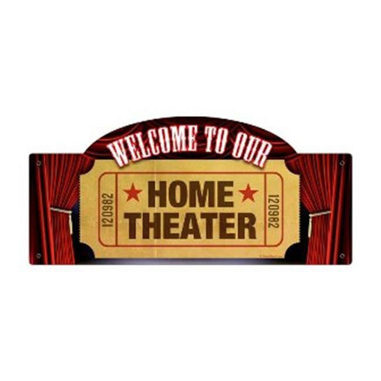 Past Time Signs RPC115 Home Theater Metal Street Sign - Walmart.com