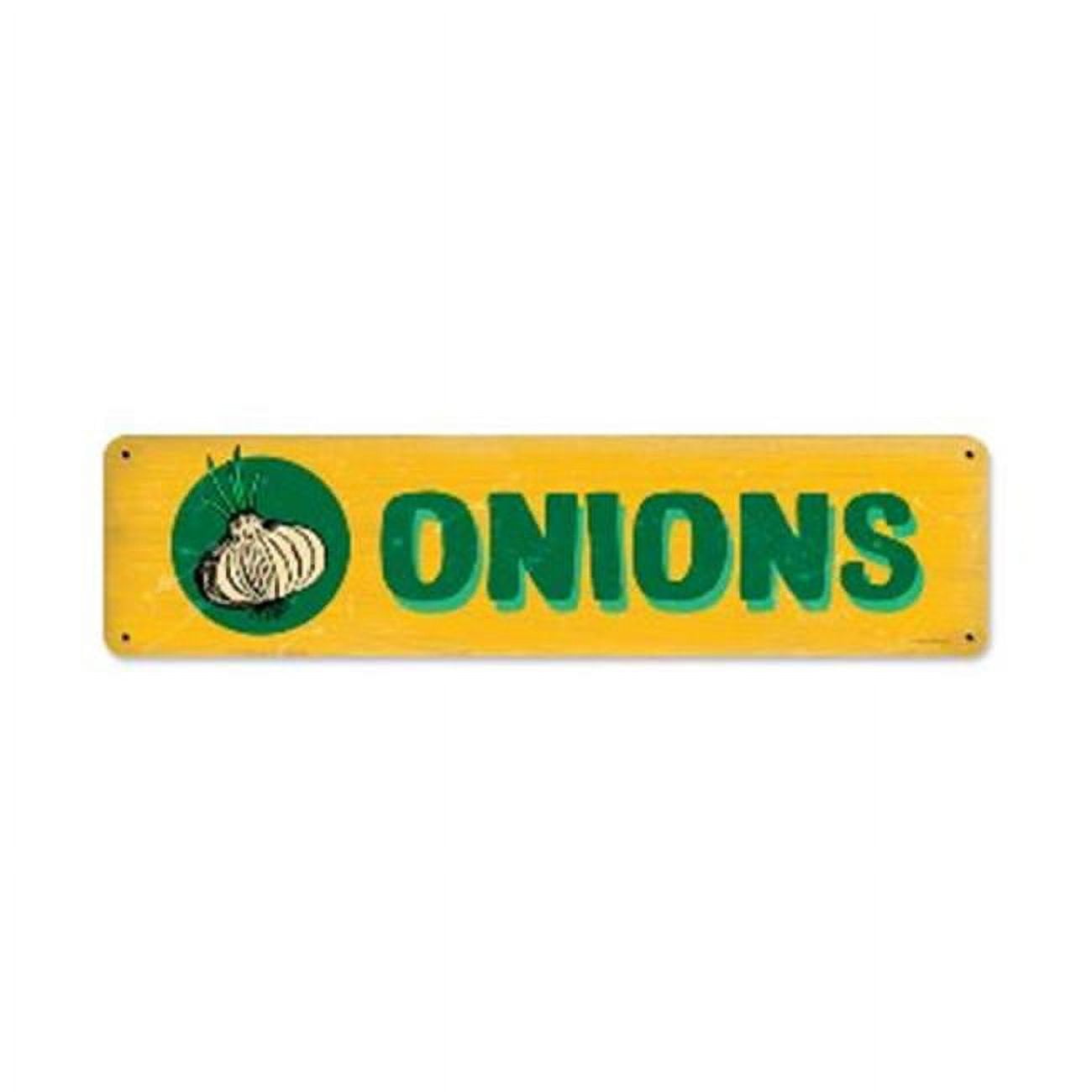 Past Time Signs RPC306 Onions Food And Drink Metal Sign - Walmart.com