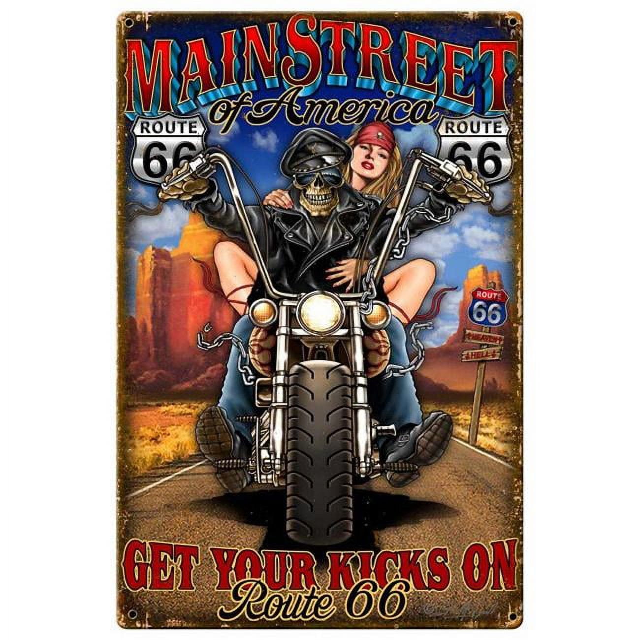 Past Time Signs SM700 14 x 21 in. Steve McDonald Main Street Sign ...