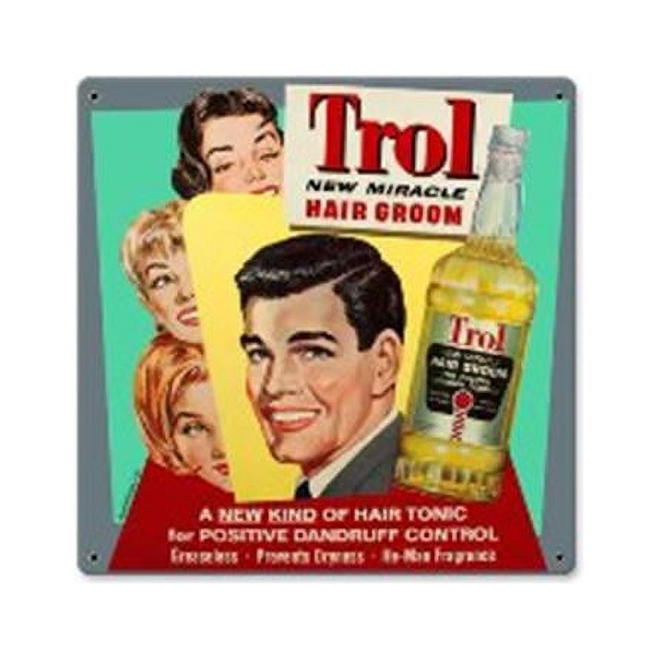 Past Time Signs Trol Metal Sign - Walmart.com