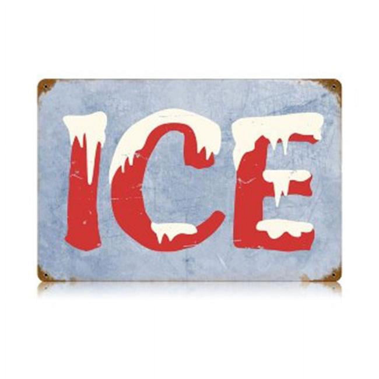 Past Time Signs V404 Ice Home and Garden Vintage Metal Sign - Walmart.com