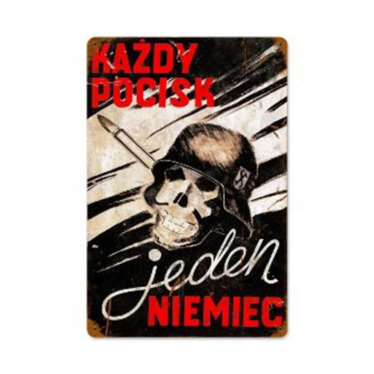 Past Time Signs V836 Jeden Niemiec Axis Military Vintage Metal Sign ...