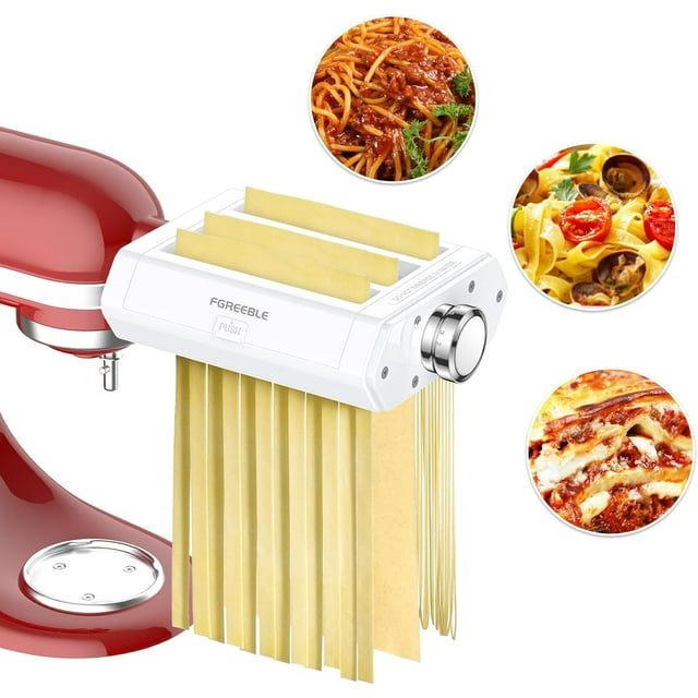 Pasta Attachment for KitchenAid Stand Mixer, 3-1 Pasta Maker Machine ...