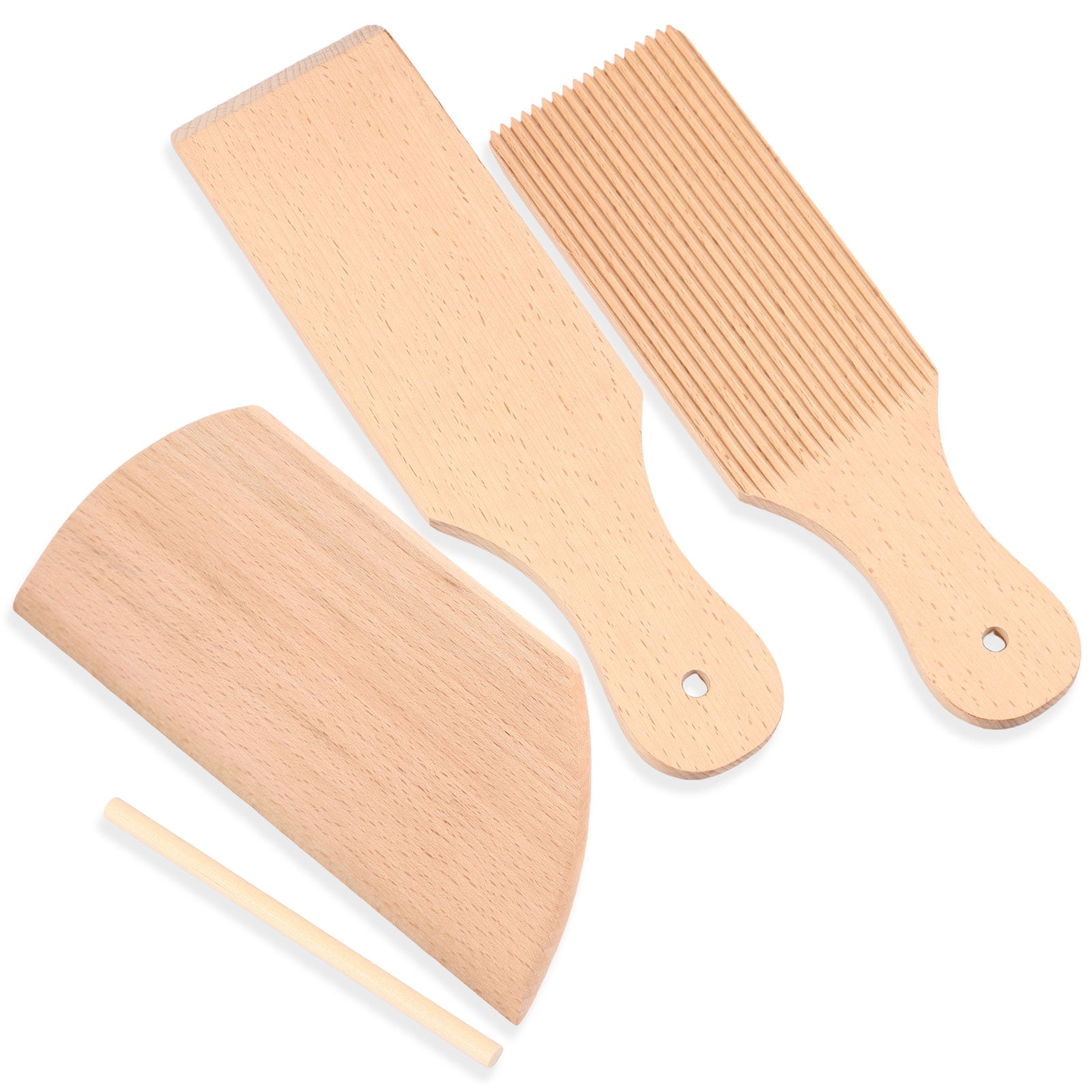 Pasta Board Set Wood Pasta Making Tool Set Portable Butter Paddle Set ...